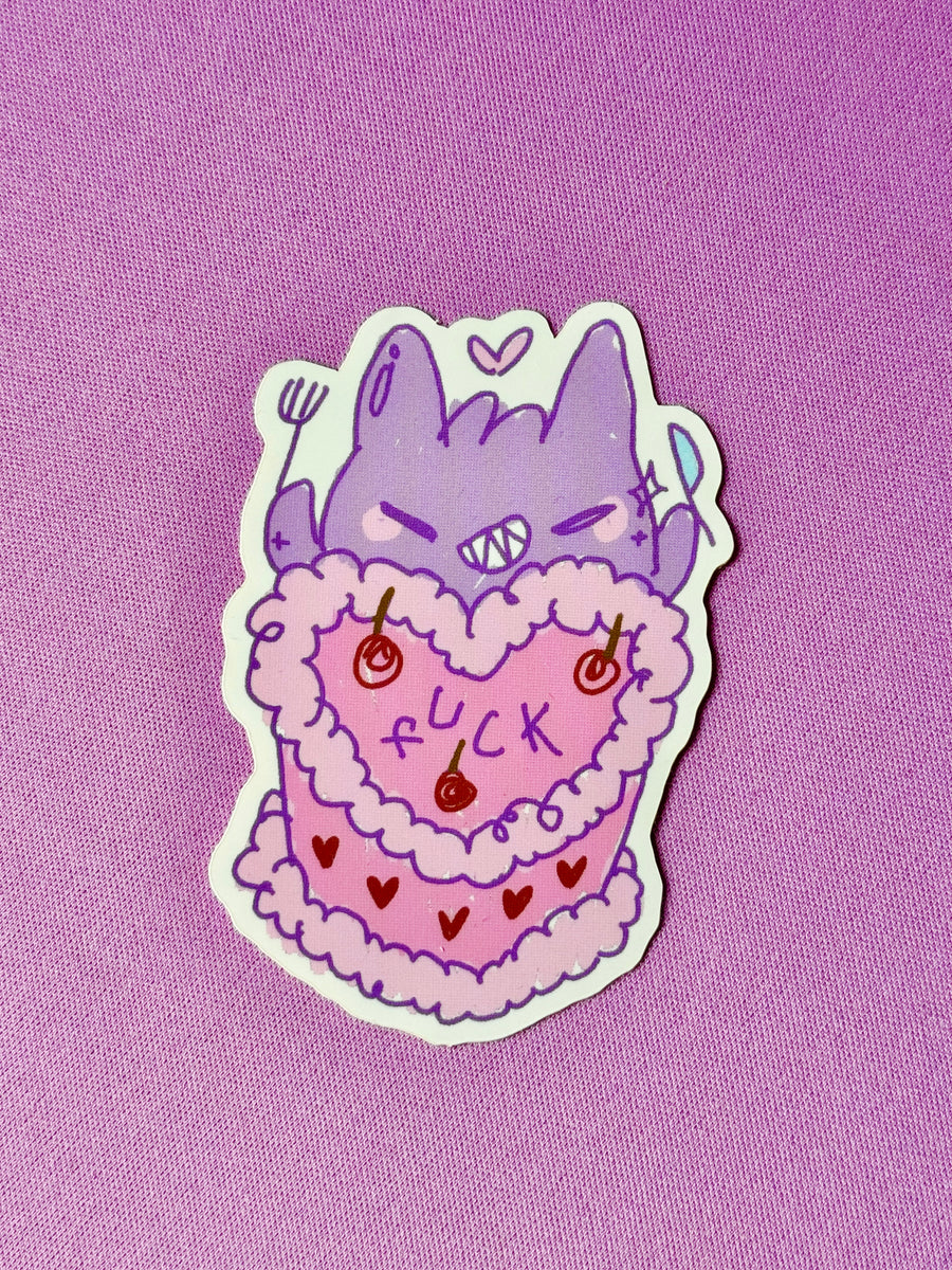 Rude Gengor Cake Sticker – Ugly Plants