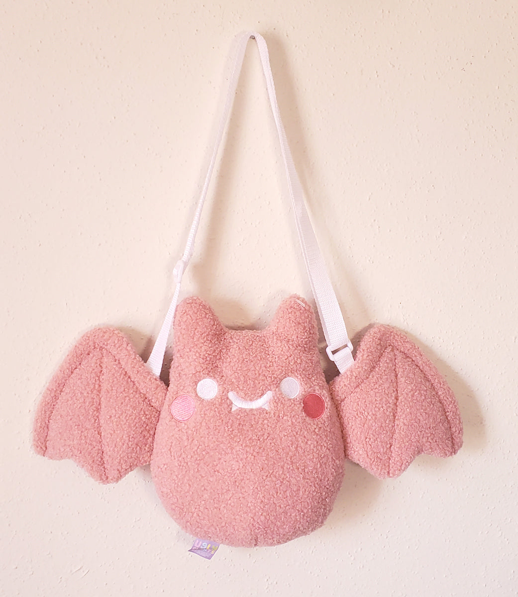 CLEARANCE PINK Bat Plush Purse TAKE THEM AWAY – Ugly Plants